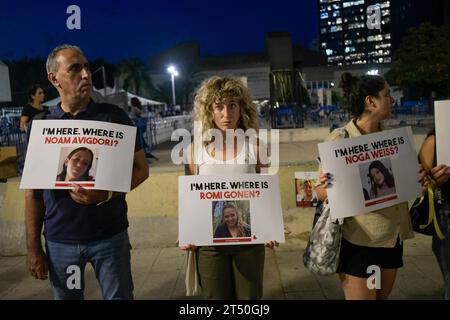 Relatives and friends of Romi Gonen, Roan Avigdori and Noga Weiss ...
