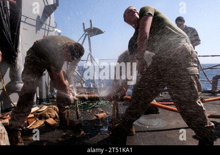 amphibious dock landing ship, Damage Control, navy, people, training, U ...