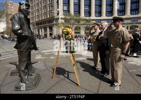 117th, CNO, CPO birthday, lone sailor statue, MCPON, Navy Memorial, U.S ...