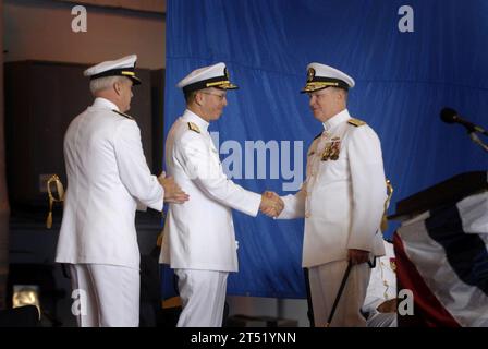 Adm. Gary Roughhead, Adm. John B. Nathman, Adm. Mike Mullen, Chief of ...