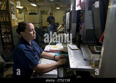Administration, aircraft carrier, clerical, interior spaces, navy ...