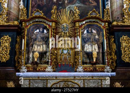 Catacomb saints in the collegiate basilica of Waldsassen. Vitalianus ...