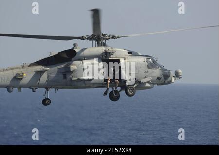 anti-piracy operations, ctf-151, Gulf of Aden, USS Chosin Stock Photo ...