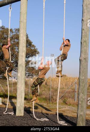 Camp Mitchell, CTF-68, Marine Corps obstacle course, Naval Mobile ...
