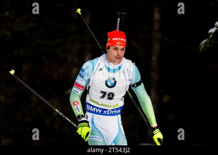 Rok Trsan (SLO) Biathlon Welt Cup 4 X 7,5 KM Staffel der Herren in ...