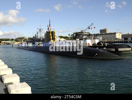 Comsubpac, Pearl Harbor, Submarine, USS Texas Stock Photo - Alamy