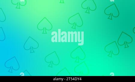 CG image of green and cyan background including rhombus shaped object ...