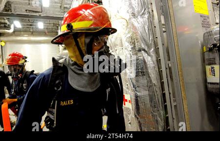 damage control drill, Littoral Combat Ship, Sailors, training, U.S ...