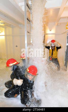 Damage Control A School, egress, flodding, navy, shipboard compartment ...
