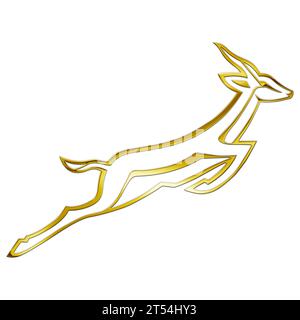 Rugby World Cup 2023 and champion South African team Springboks logo ...