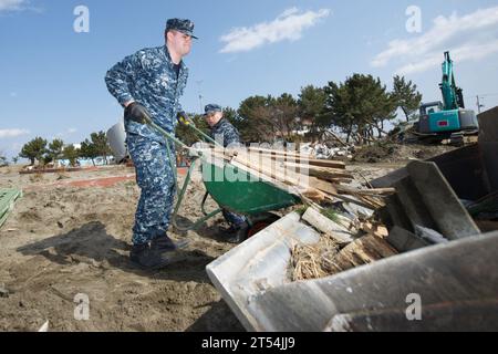 debris, earthquake, Fishing Port. Misawa Air Base, humanitarian ...