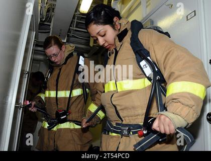 Drill, firefighting general quarters, multipurpose amphibious assault ...
