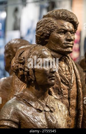 The First Wave Statue Exhibit at The Women's Rights National Historical ...