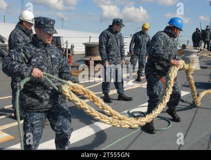 foreign port, line handling, lines, mooring, navy, people, port visit ...