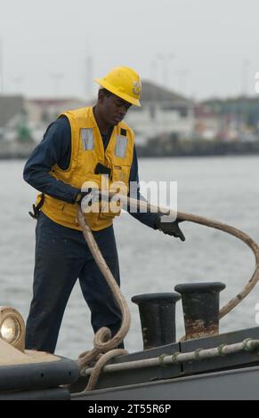 mooring line, navy, people, U.S. Navy, USS Enterprise (CVN 65 Stock ...