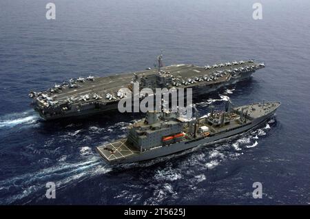 Military Sealift Command, msc, refueling, UNREP, USNS GUADALUPE, USS ...