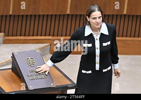 Slovak Member of Parliament Maria Kolikova (pictured) and newly-Elected ...