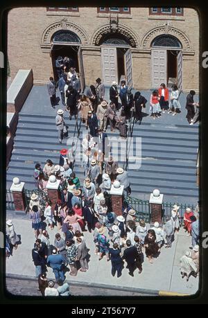 Orthodox Jewish men going to the synagogue on the sabbath in the Borogh ...
