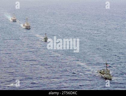 Philippine Navy BRP Rizal PS 74 and the BRP Pangasinan PS 31, sail ...