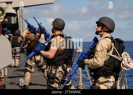 United States Navy USS Bainbridge DDG 96 Destroyer Class Neptune ...
