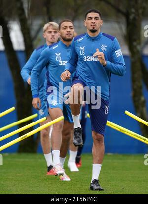 Rangers' Leon Balogun during a training session at the Rangers Training ...