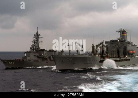 destroyer, fleet replenishment oiler, Japan Maritime Self-Defense Force ...