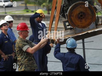 COMREL, Philippines, Sailors, Subic Bay, U.S. Navy, USS FRANK CABLE (AS ...