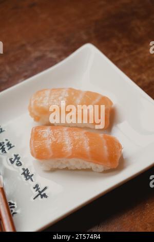 delicious niguiri sushi for appetizer Stock Photo - Alamy