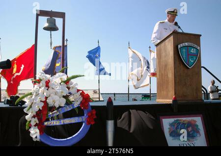 U.S. Navy Rear Adm. Chris Engdahl, commander of Expeditionary Strike ...