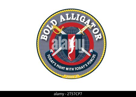 US Navy The official logo of the amphibious exercise Bold Alligator ...