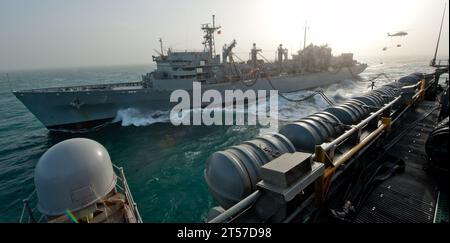 US Navy Two MH-60S Seahawk helicopters, assigned to Helicopter Combat ...