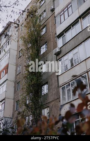 Typical Soviet city building of the CIS stalinka Stock Photo - Alamy