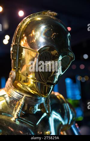 Original C-3PO costume from Star Wars - Revenge of the Sith Stock Photo ...