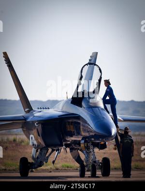 US Navy (USN) Lieutenant Commander (LCDR) Sherman Scott, a Aircraft ...