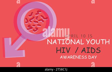 National Youth Hiv Aids Awareness Day. Holiday concept. Template for background, banner, card ...