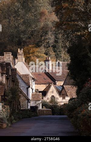 Autumn at Castle Combe village Stock Photo - Alamy