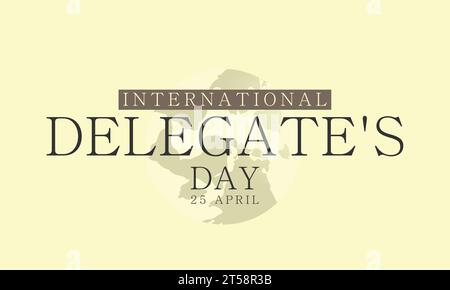 International delegates day Royalty Free Vector Image Stock Vector ...