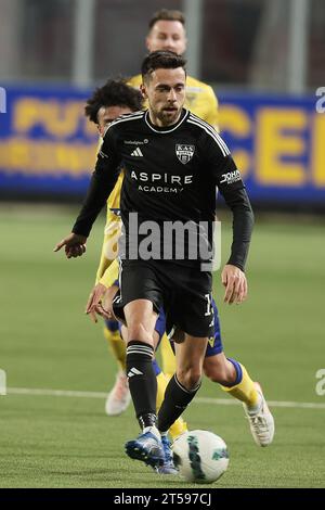 Eupen's Milos Pantovic pictured during a soccer match between KAS Eupen ...