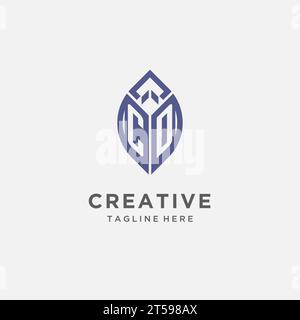 CD monogram initial logo with clean modern shield icon design ...