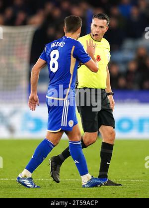 Leicester City's Harry Winks (left) and Kiernan Dewsbury-Hall ...