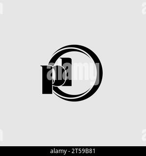 letter pl simple linked logo vector Stock Vector Image & Art - Alamy