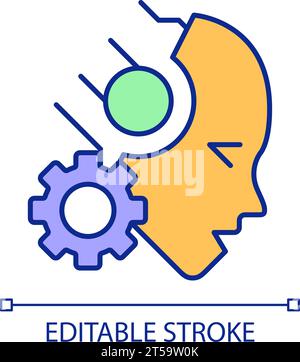 2D thin linear icon misrepresentation concept Stock Vector Image & Art ...