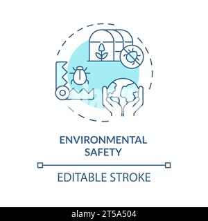 2D thin line icon environmental control concept Stock Vector Image ...