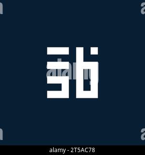 SB initial square logo design, modern and luxury real estate logo style ...