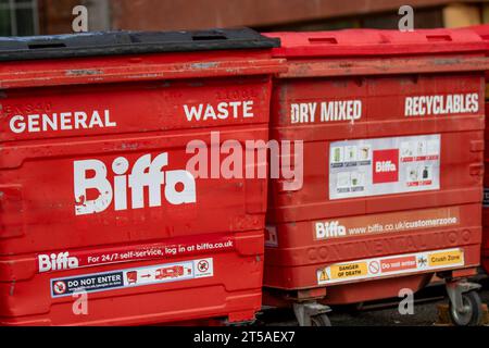 Biffa General Waste Bins Stock Photo - Alamy