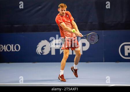 Bergamo, Italy. 03rd Nov, 2023. Mark Lajal (EST) during ATP Challenger ...