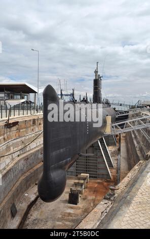 the barracuda decommissioned submarine of the Portuguese navy Port of ...