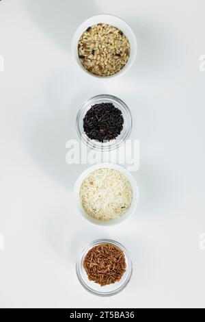 Different types of rice Stock Photo - Alamy