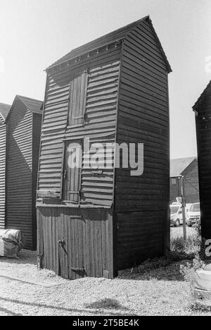 Historic fisherman's net drying huts in Hastings, England Stock Photo ...