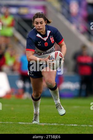 England's Emily Rudge during the women's international match at ...